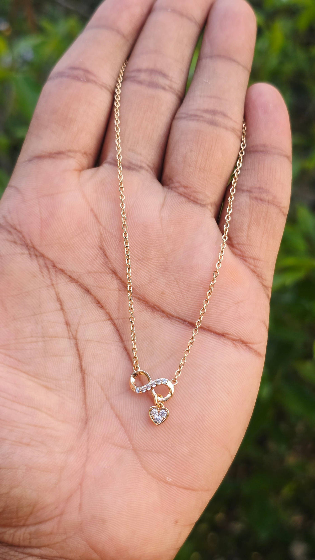 Gold Plated Infinite Pendant | Anti Tarnish – Talina Collections